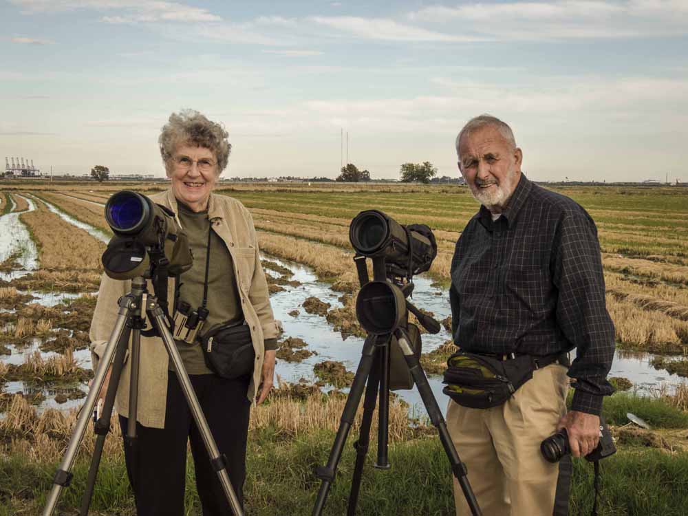 Birding with clients from USA